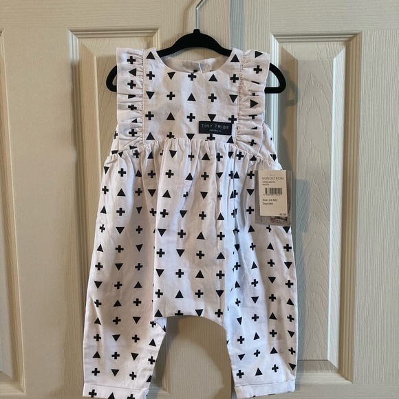 Tiny Tribe | One Pieces | Tiny Tribe Australia One Piece White Black Girls Outfit | Poshmark
